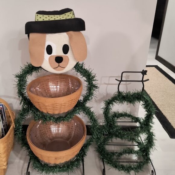 Longaberger | Holiday | Dog Face Only For The Longaberger Large Wrought ...